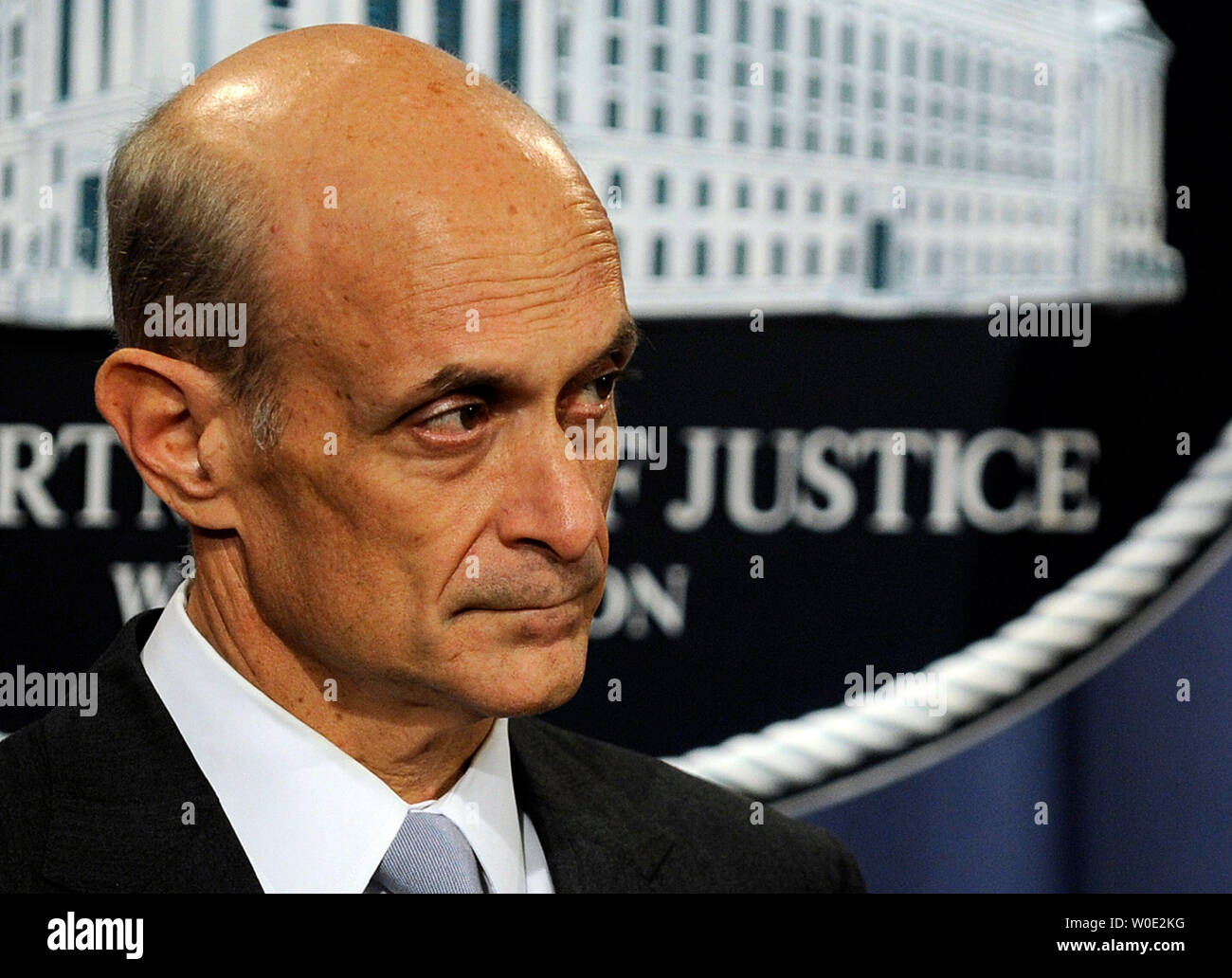 Homeland Security Secretary Michael Chertoff participates in a news ...