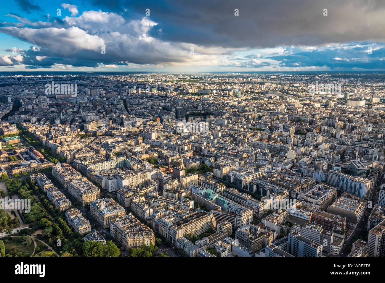 Paris aerial view 15th hi-res stock photography and images - Alamy