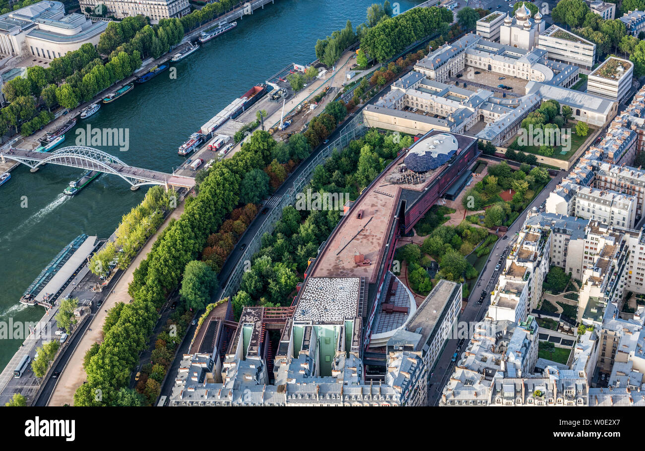 France, 7th arrondissement of Paris, view from the Eiffel Tower (musee ...