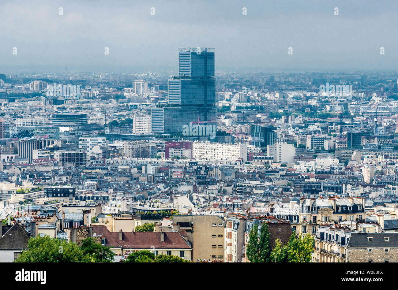 France, 18th arrondissement of Paris, view from the Dome of the ...