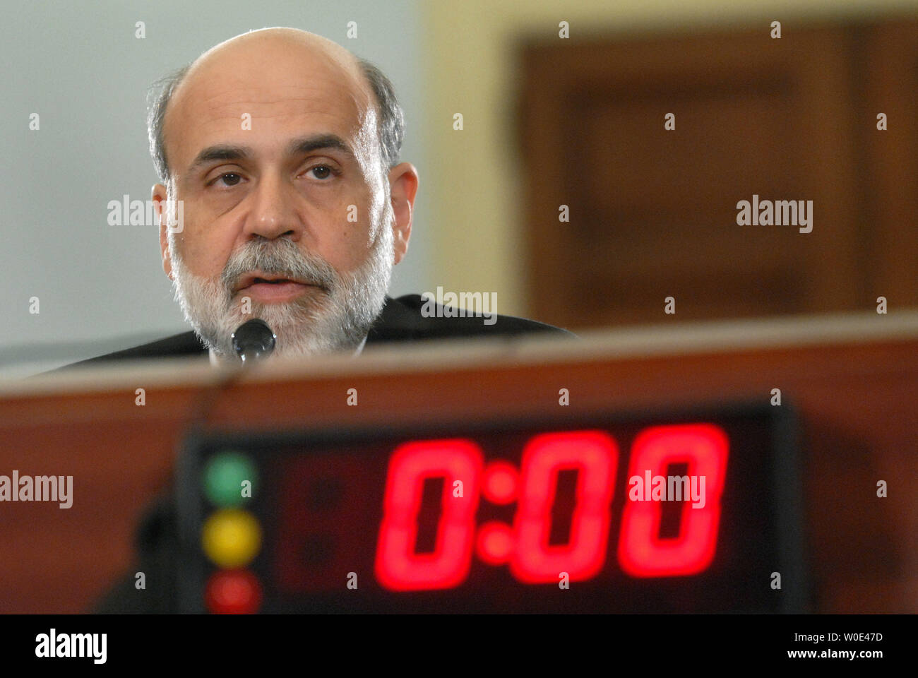 Federal Reserve Board Chairman Ben Bernanke testifies before a House ...