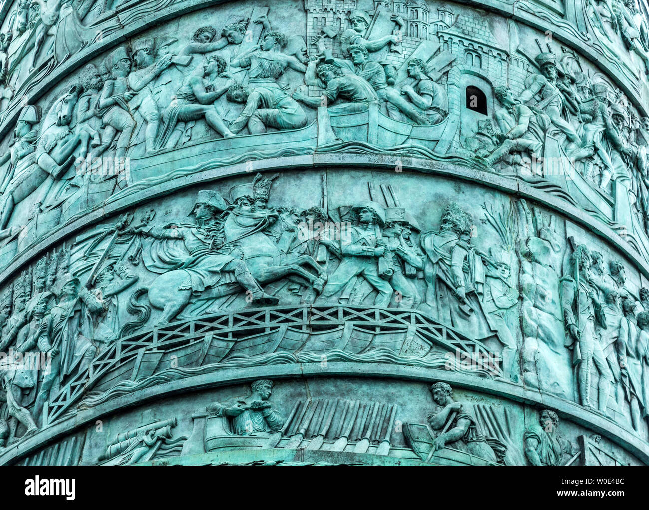 France, 1st arrondissement of Paris, place Vendome, bas-reliefs of ...