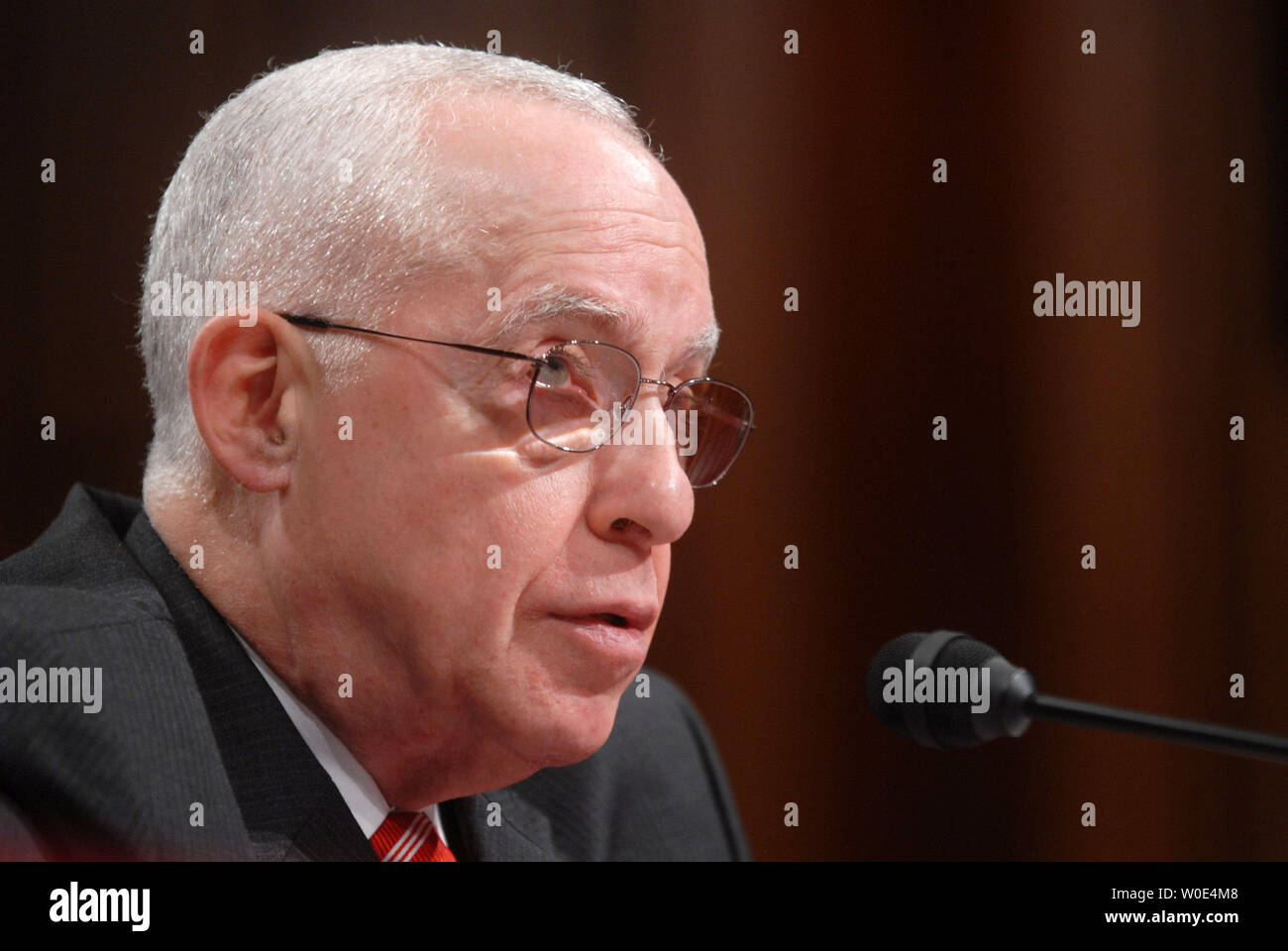Attorney General Michael Mukasey testifies before a Senate Judiciary ...