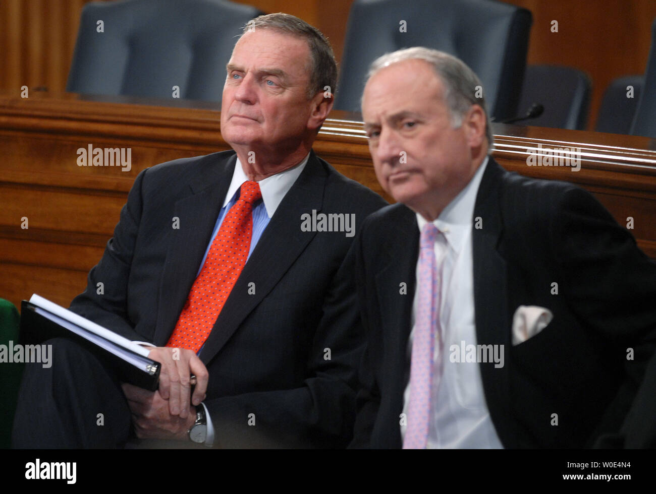 Retired USMC General James Jones (L) and Dr. Harlan Ullman, Senior ...