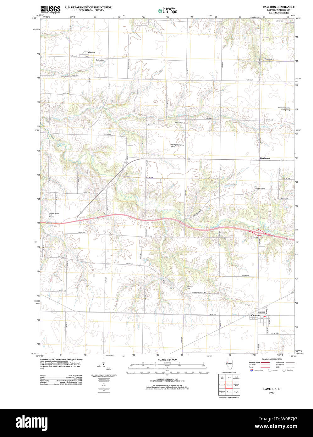 Map of cameron Cut Out Stock Images & Pictures - Alamy