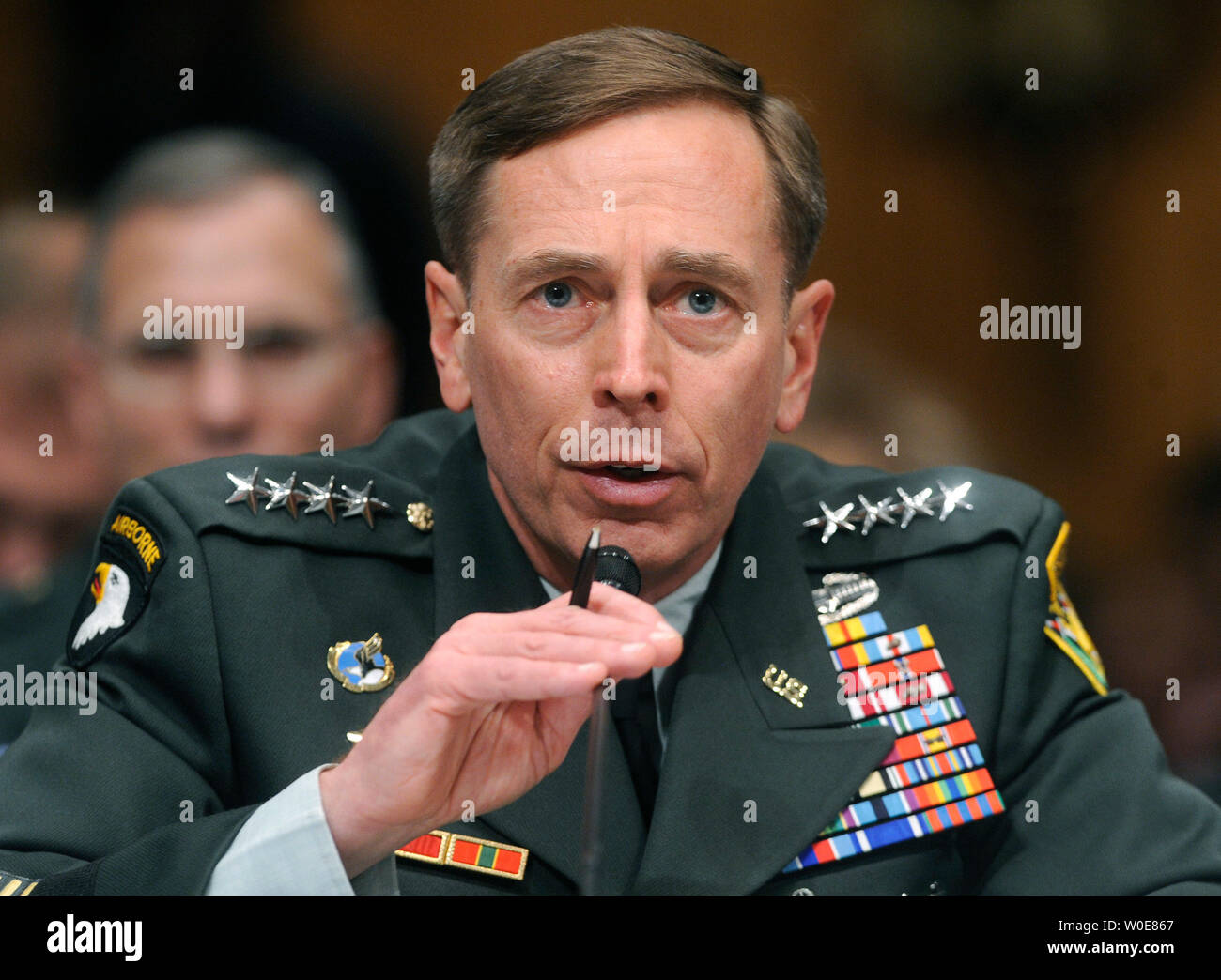 Army Gen. David Petraeus, commander of the Multi-National Force Iraq ...