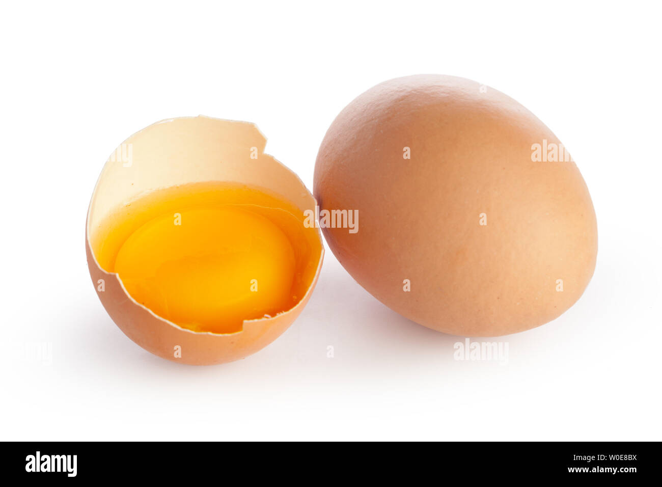 egg on white background Stock Photo - Alamy