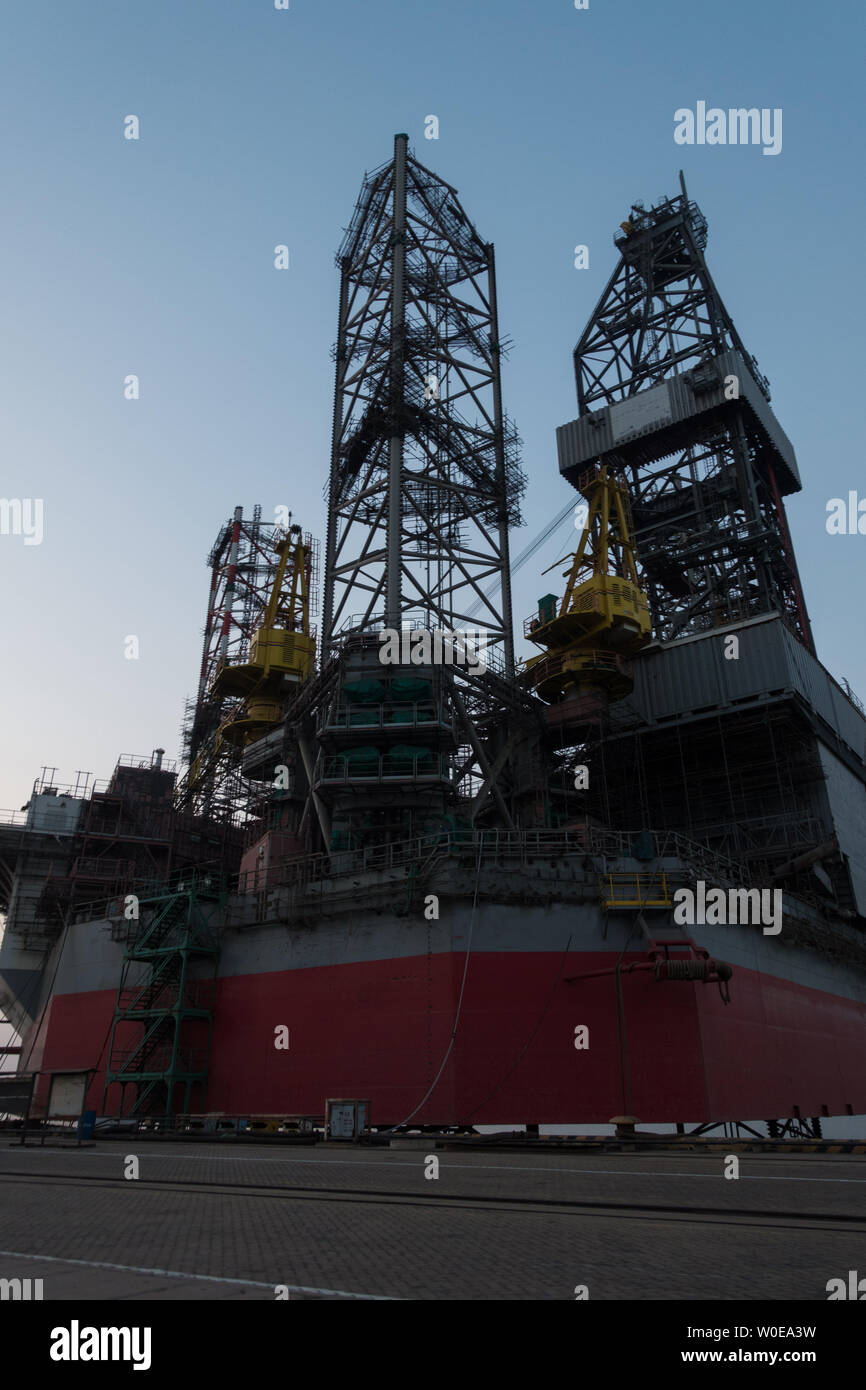 Shipbuilding industrial base Stock Photo - Alamy