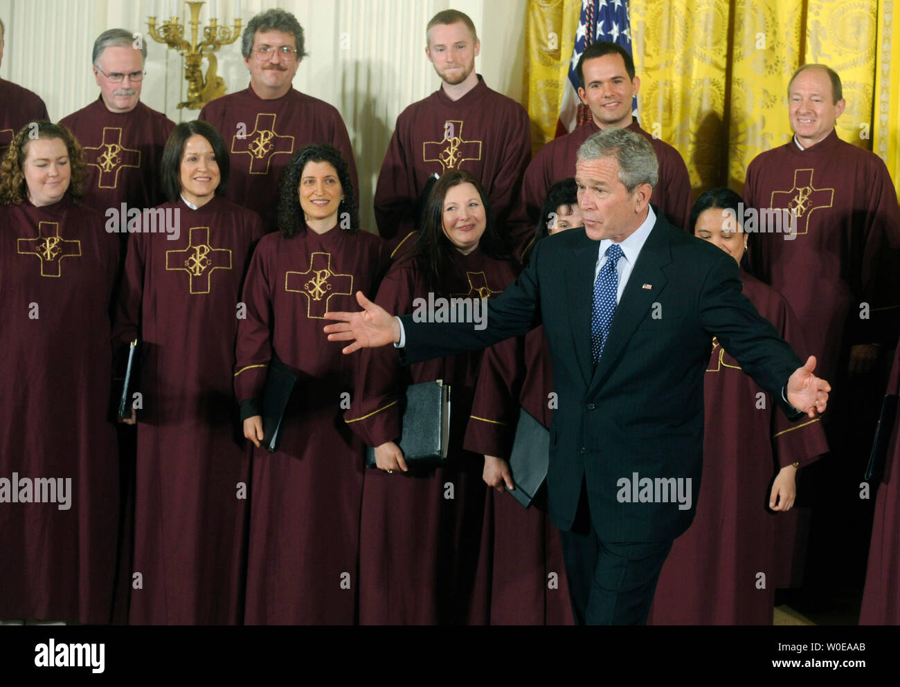 National day prayer bush hi-res stock photography and images - Alamy