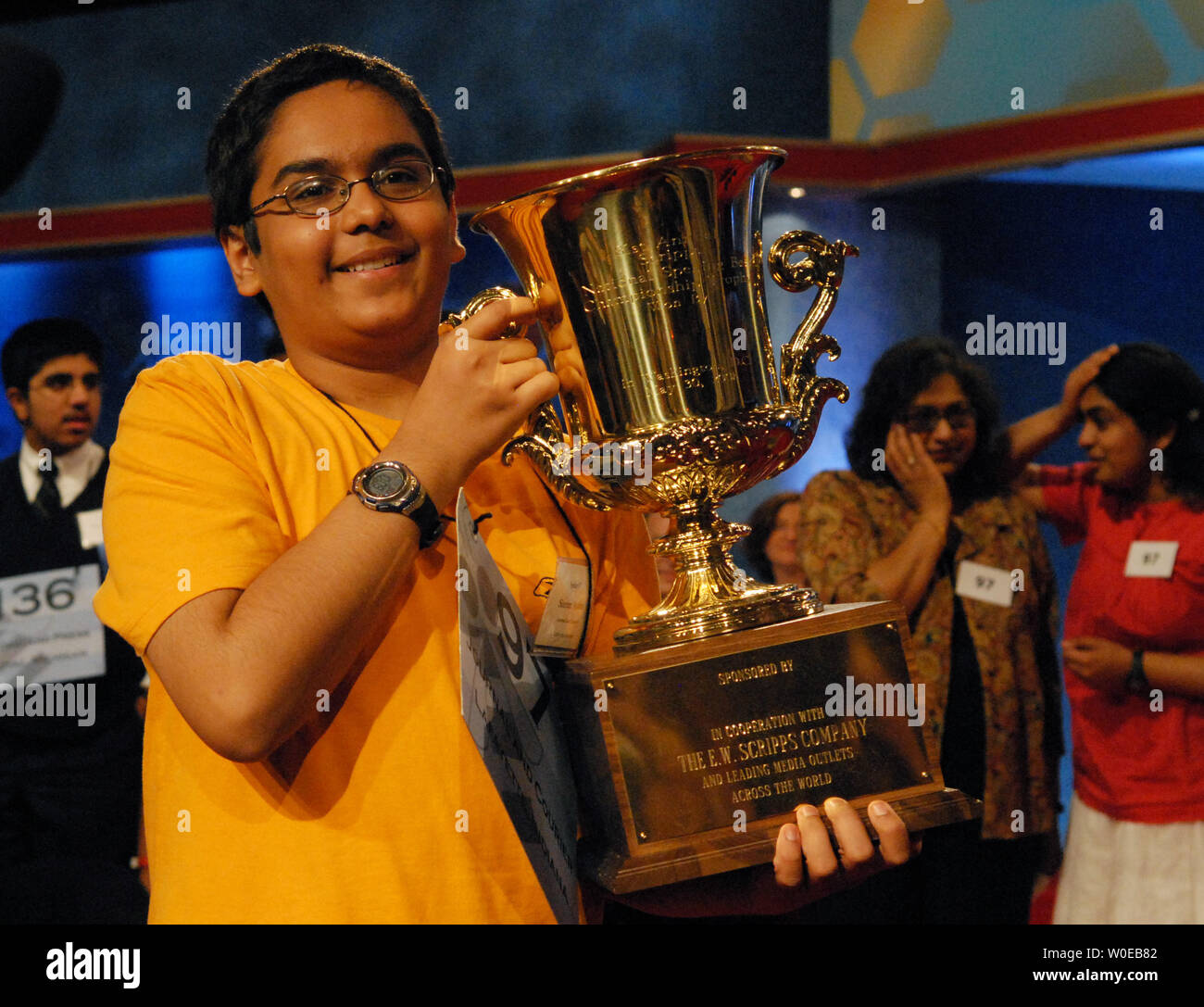 Scripps national spelling bee trophy hi-res stock photography and images - Alamy