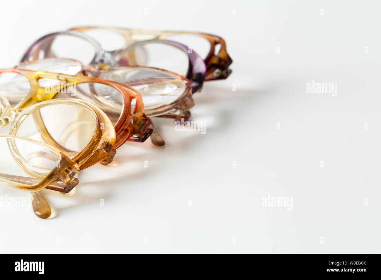 eyeglasses isolated on white Stock Photo - Alamy