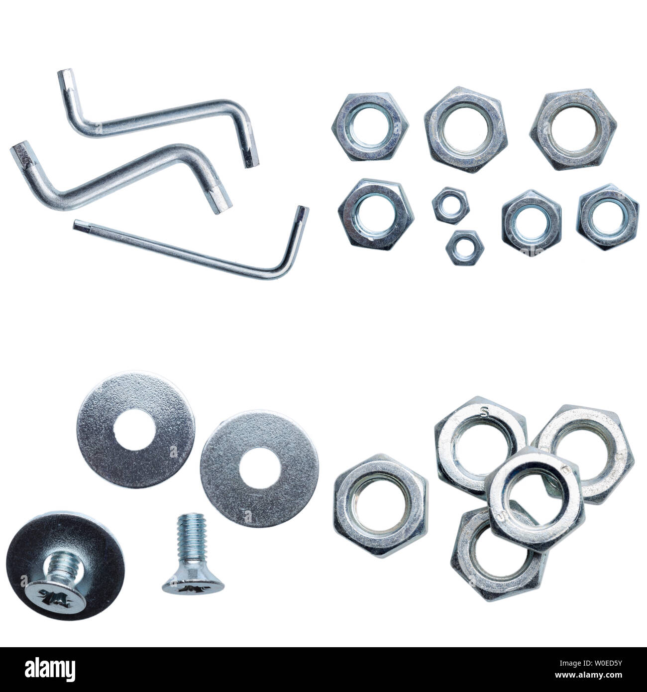 work tools isolated on white Stock Photo - Alamy