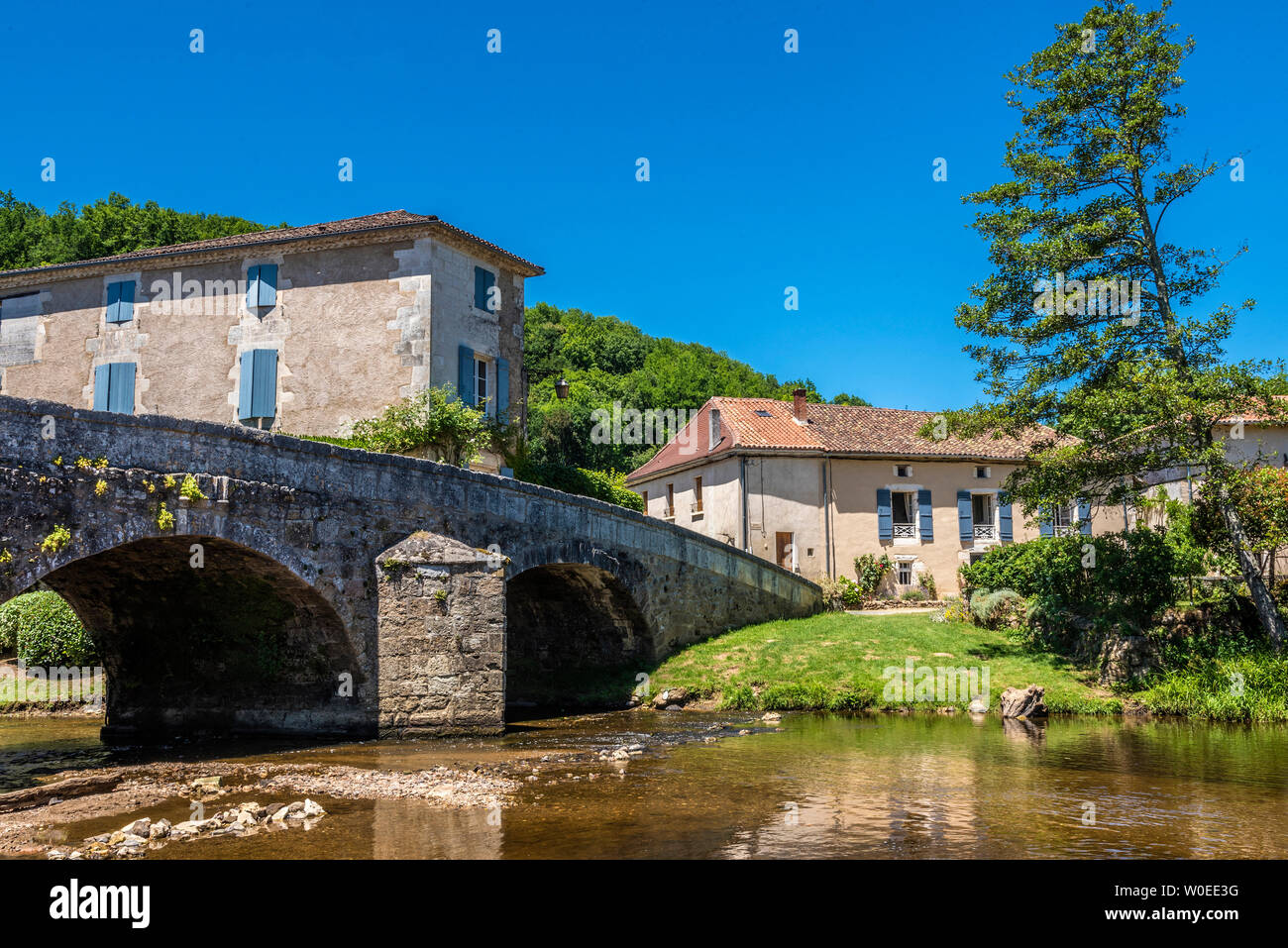 France, Dordogne, Périgord Vert, Saint-Jean-de-Côle (Plus Beau Village ...