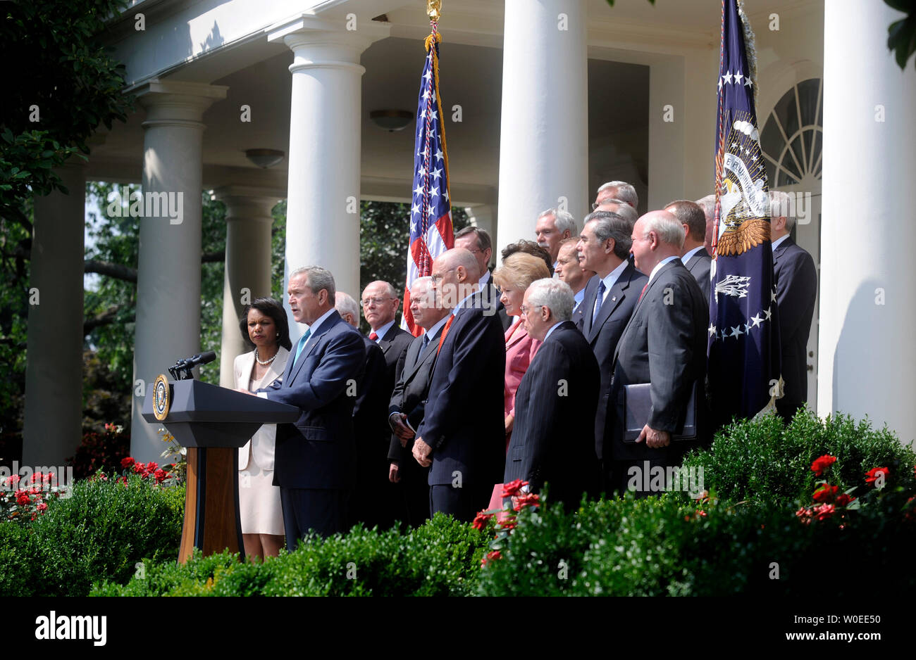 George bush cabinet members hi-res stock photography and images - Alamy