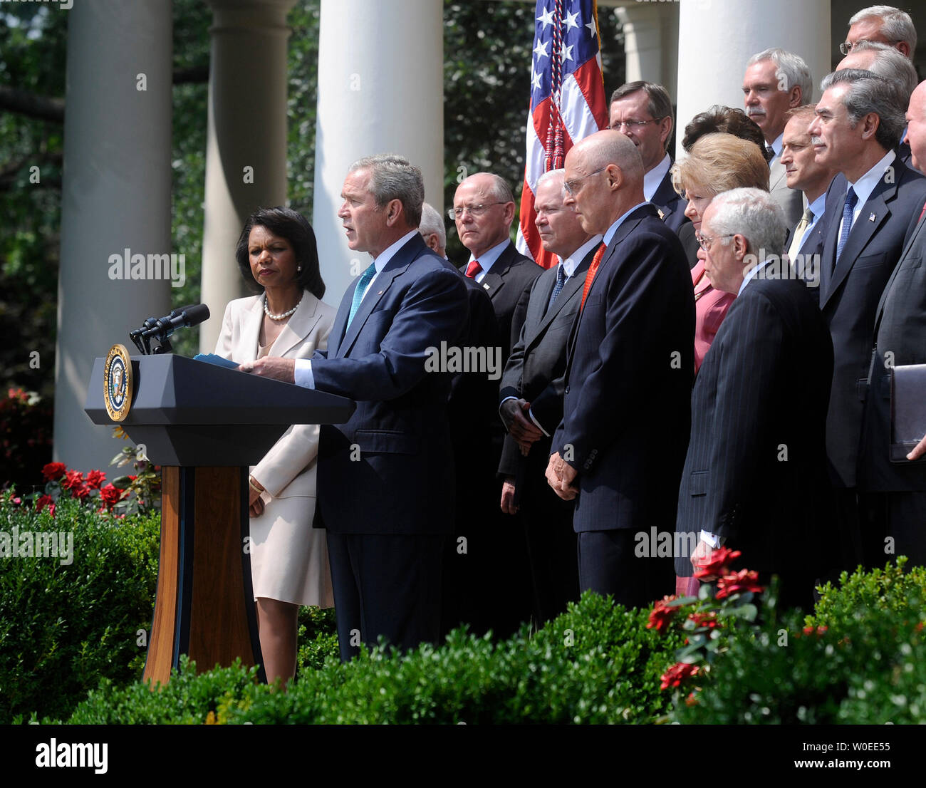 George bush cabinet members hi-res stock photography and images - Alamy