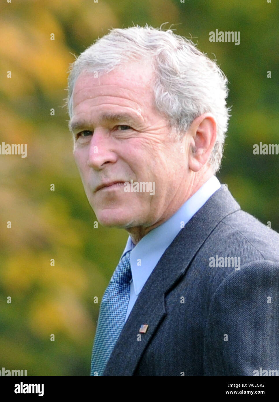 George bush camp david hi-res stock photography and images - Alamy
