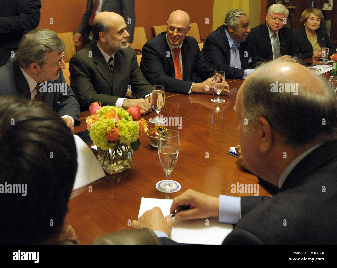 Pelosi bernanke and paulson hi-res stock photography and images - Alamy