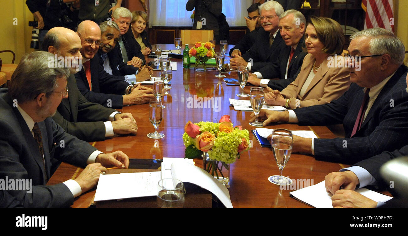 Pelosi bernanke and paulson hi-res stock photography and images - Alamy
