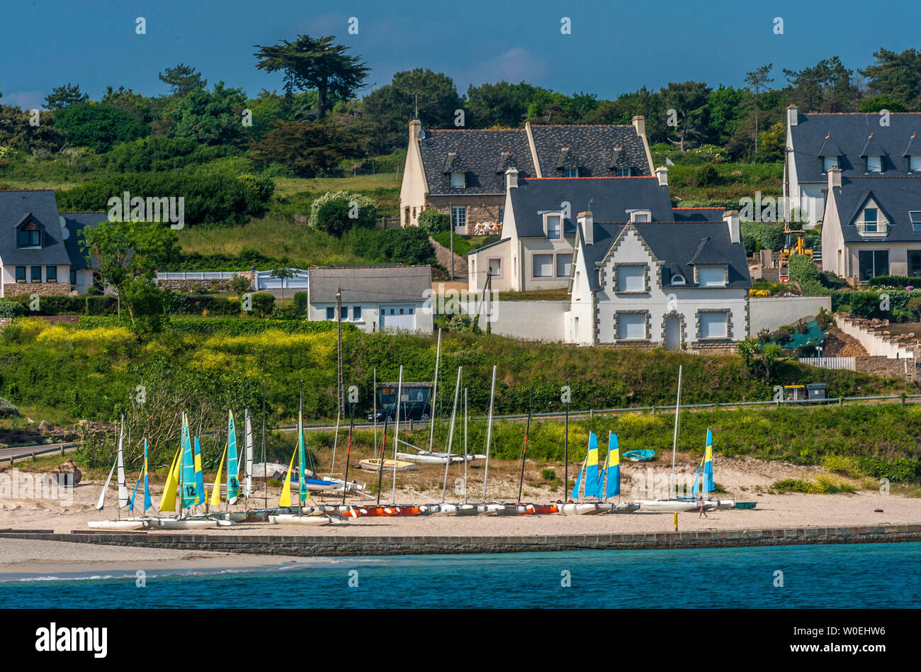 France, Brittany, Cap Sizun Peninsula, Audierne Stock Photo - Alamy