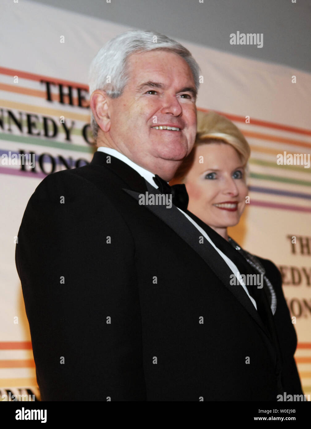 Former Speaker of the House Newt Gingrich and his wife Callista Bisek ...
