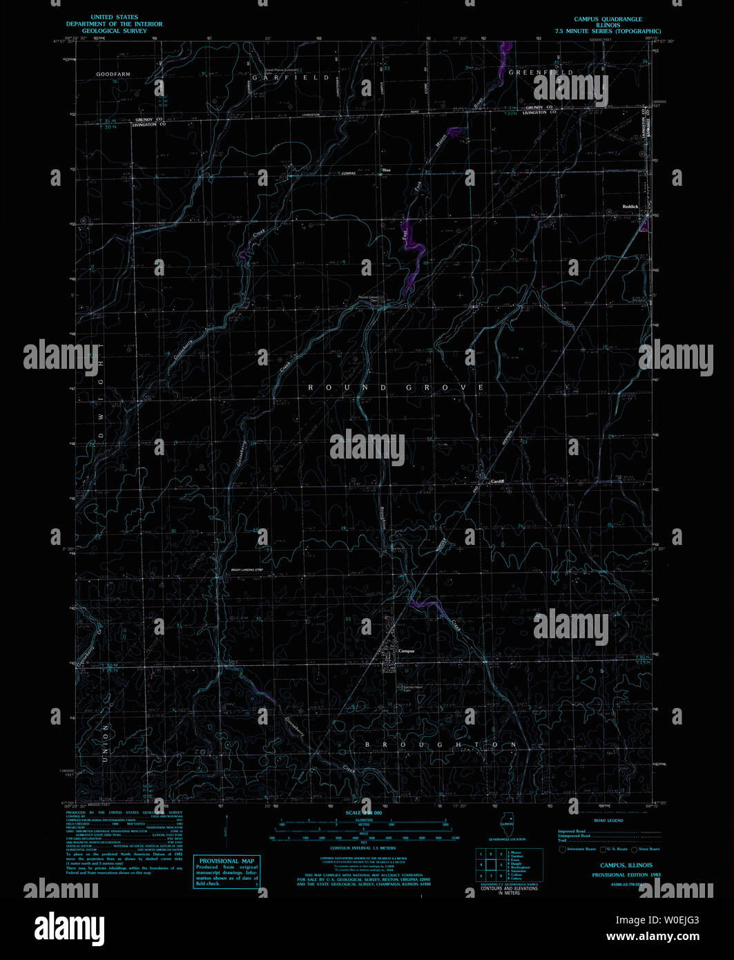 Historical campus map hi-res stock photography and images - Alamy