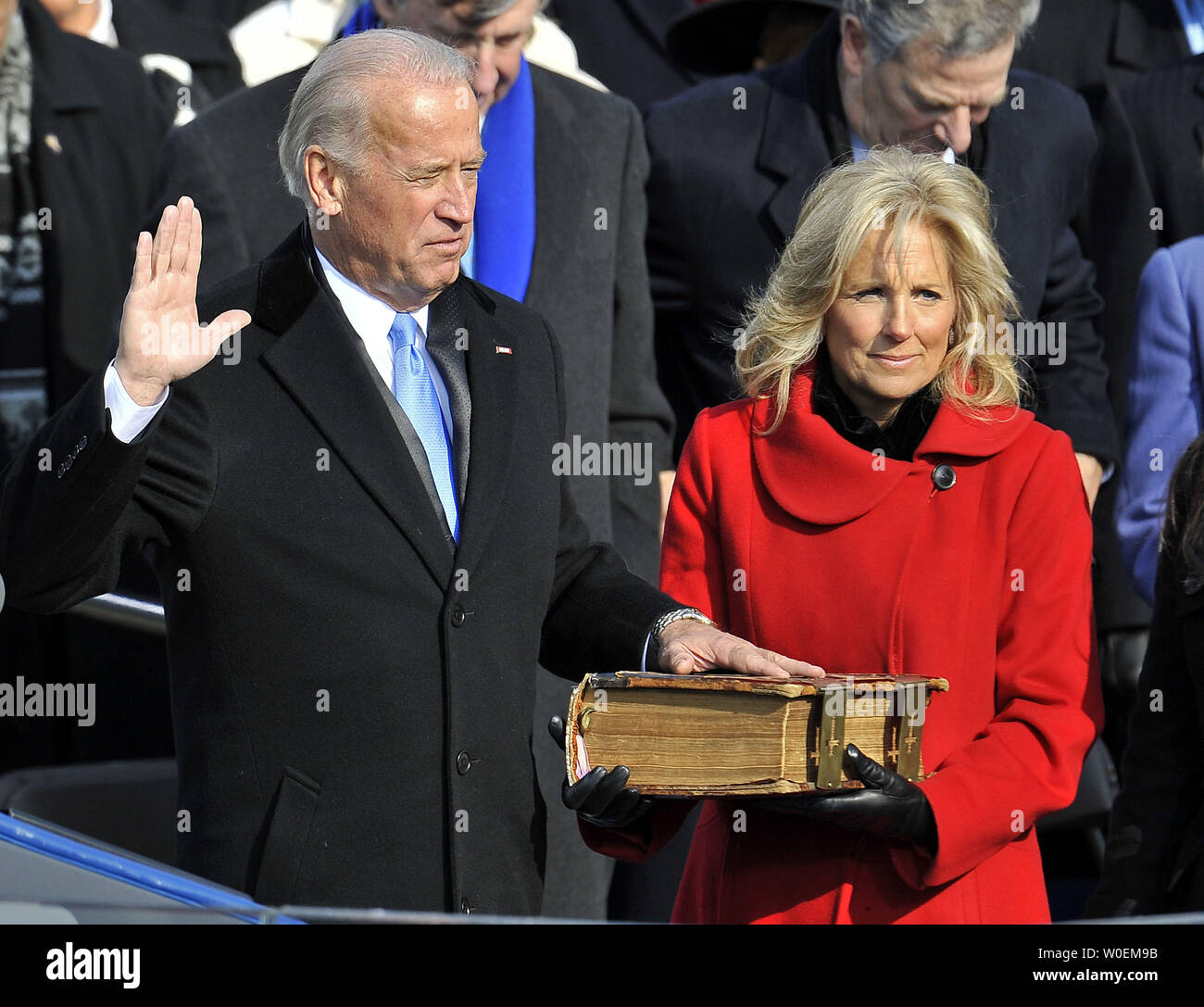 Joe Biden is sworn in as Vice President of the United States of America ...
