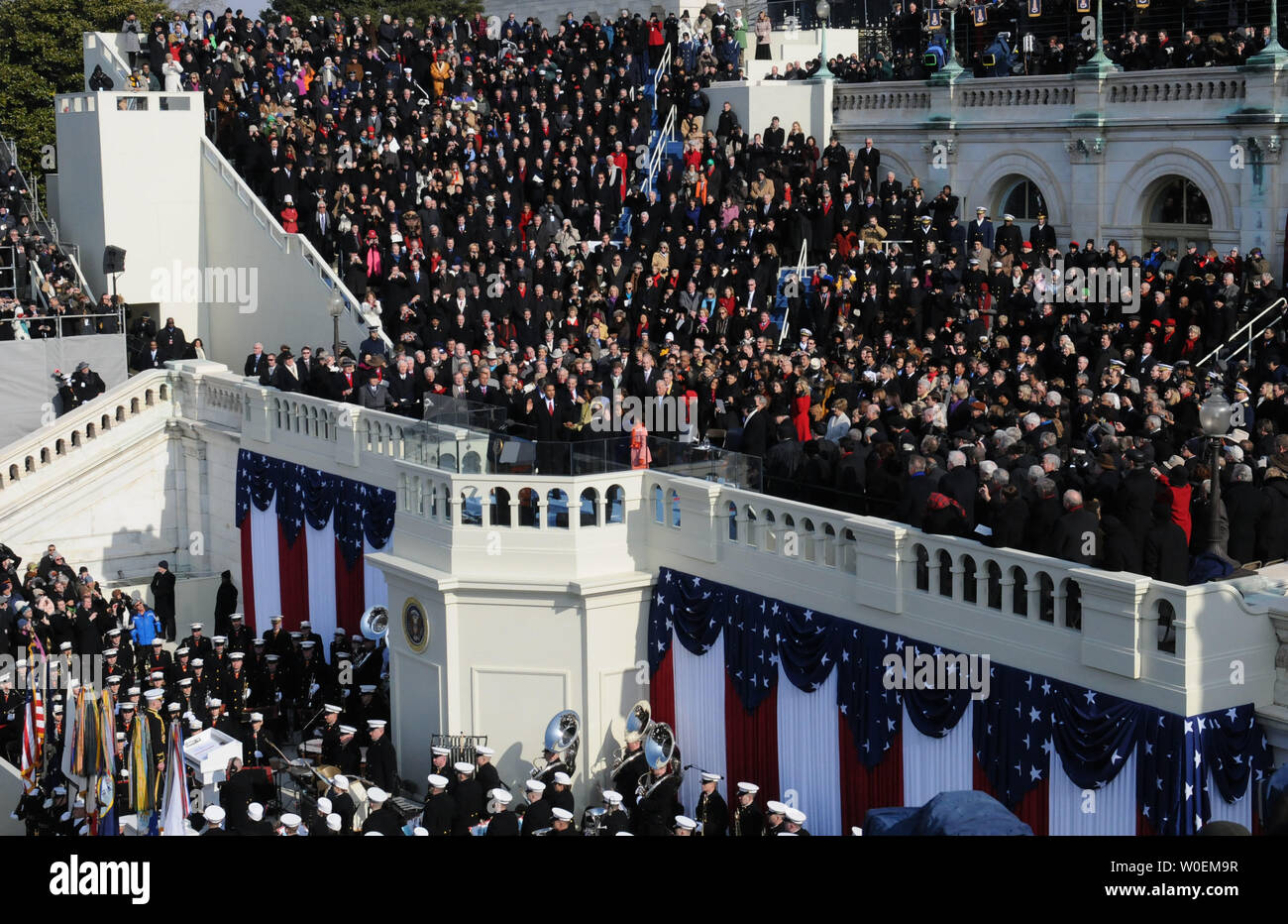 Barack Obama is sworn in as the 44th President of the United States of ...