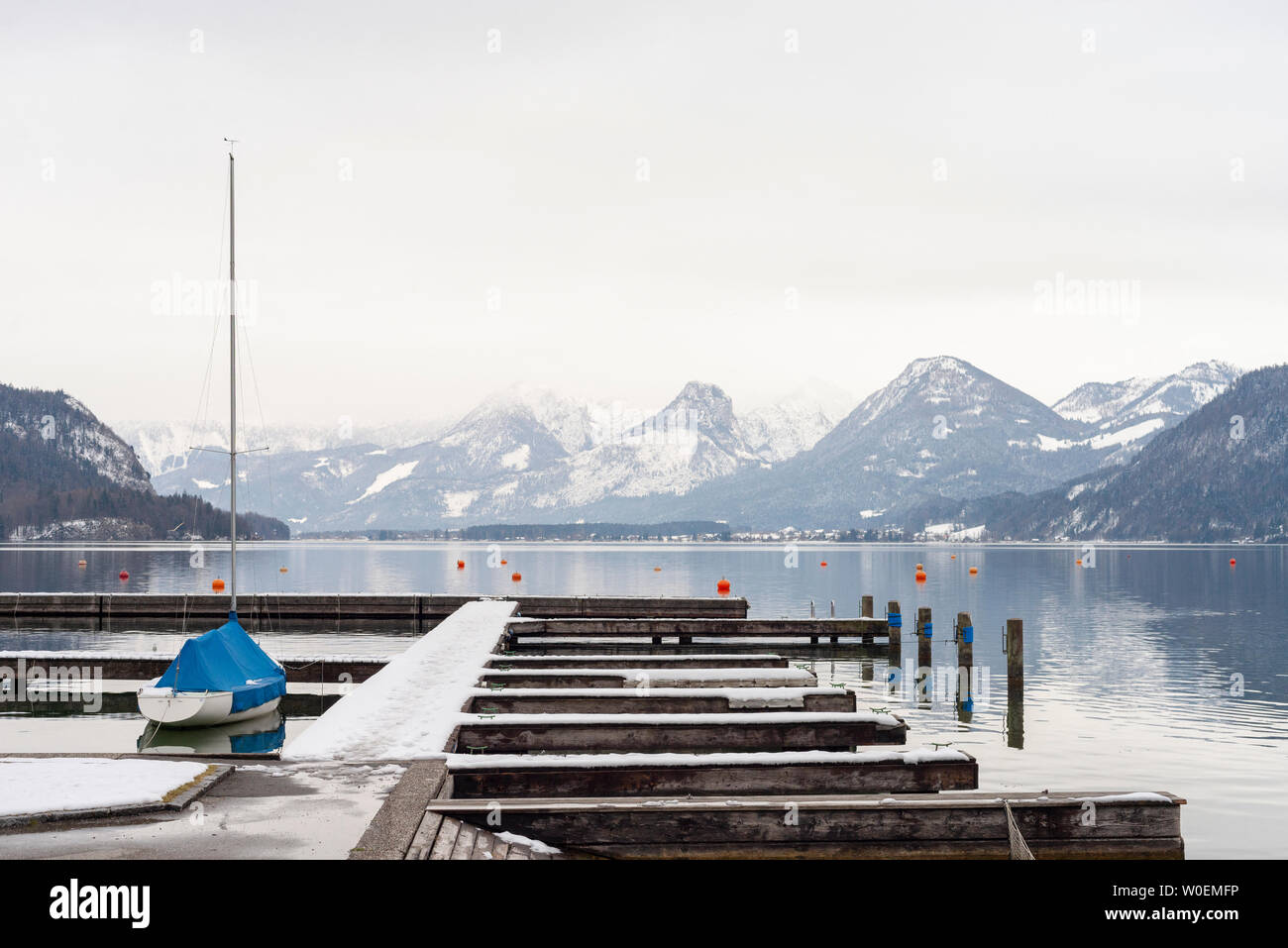 Wolfgangsee, Sankt Gilgen, Austria Stock Photo - Alamy