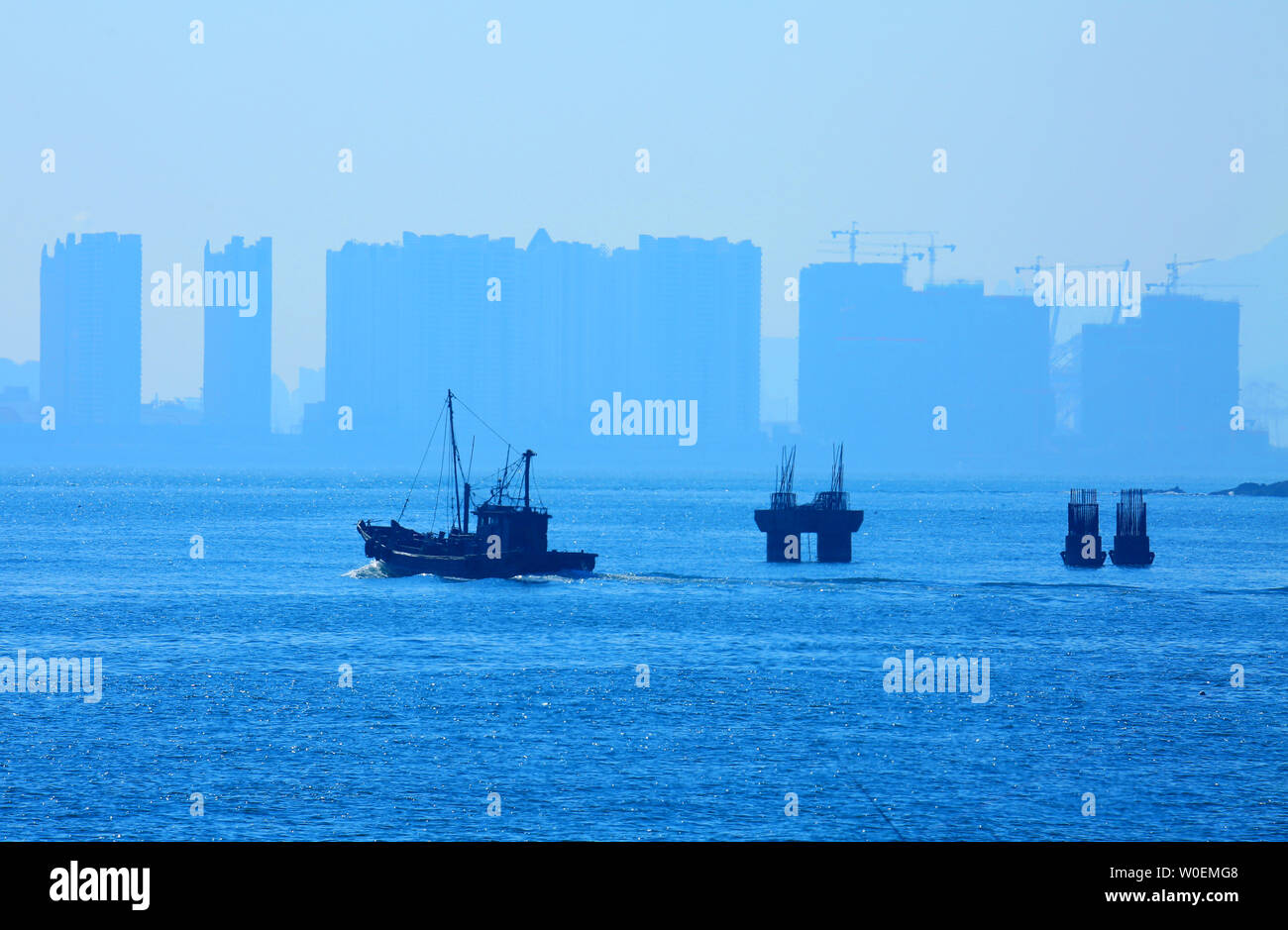 I love the blue ocean group Stock Photo - Alamy