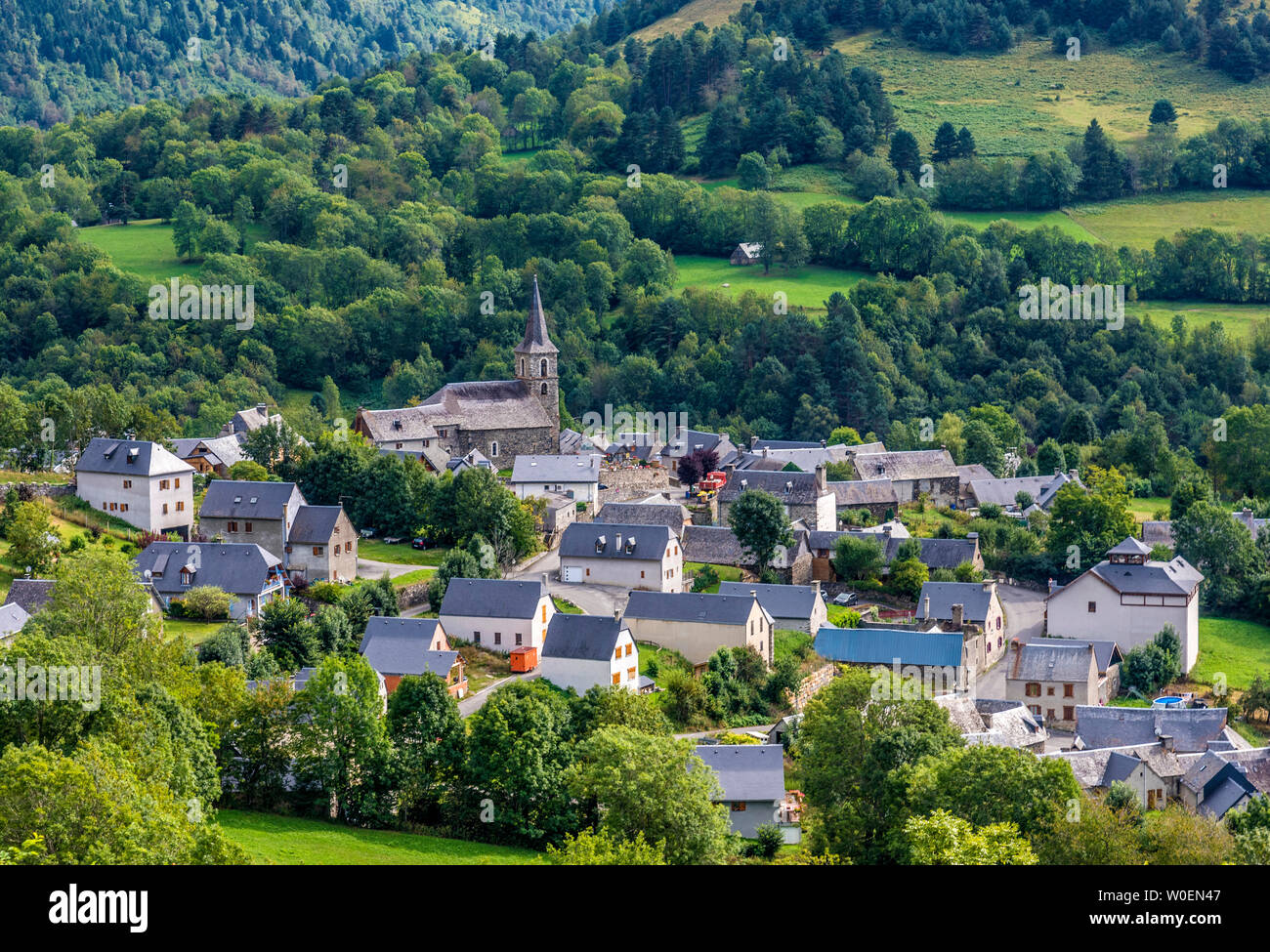 Azet village hi-res stock photography and images - Alamy