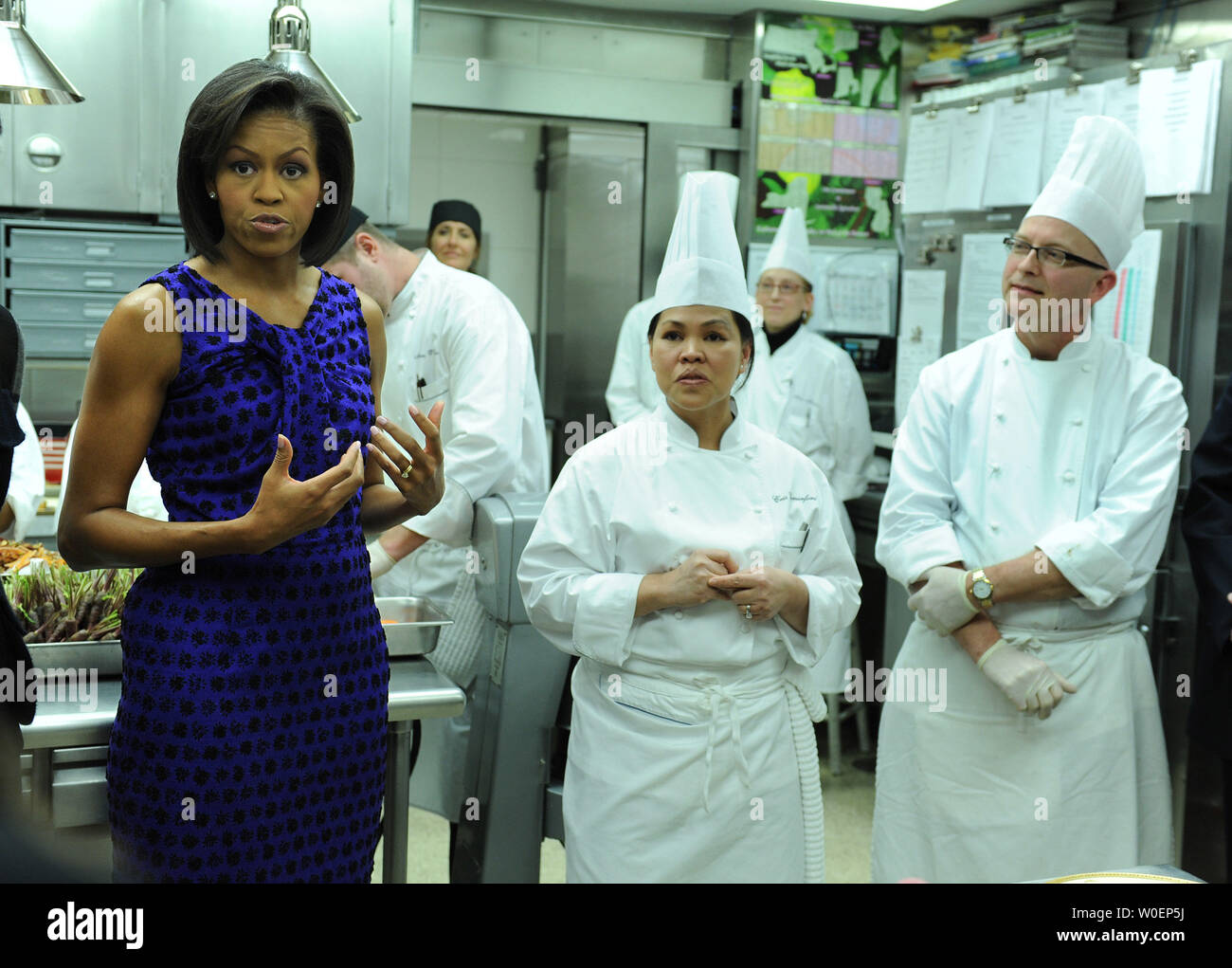 Cristeta comerford chef in kitchen hi-res stock photography and images ...