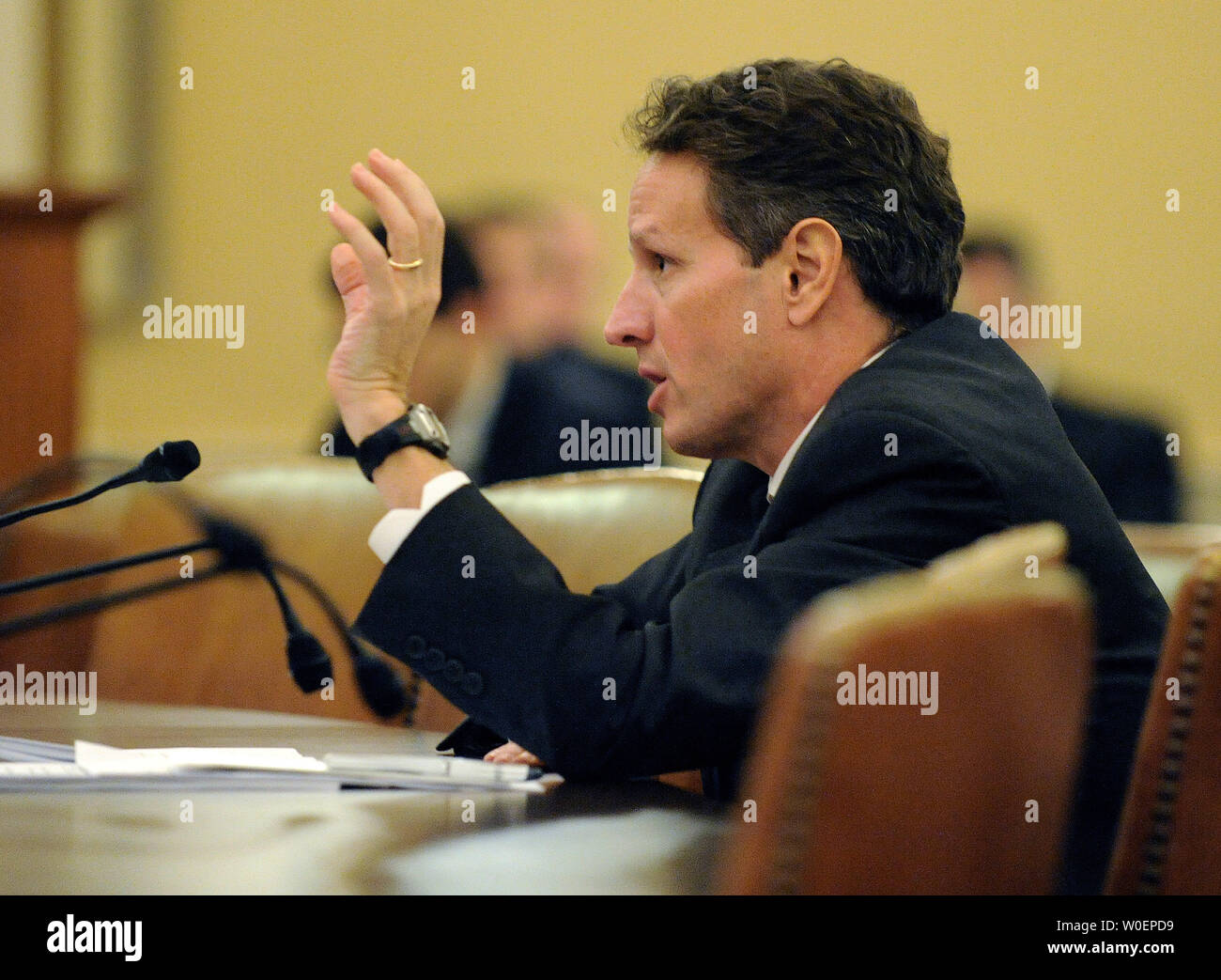 Treasury Secretary Timothy Geithner testifies before the House Ways and ...