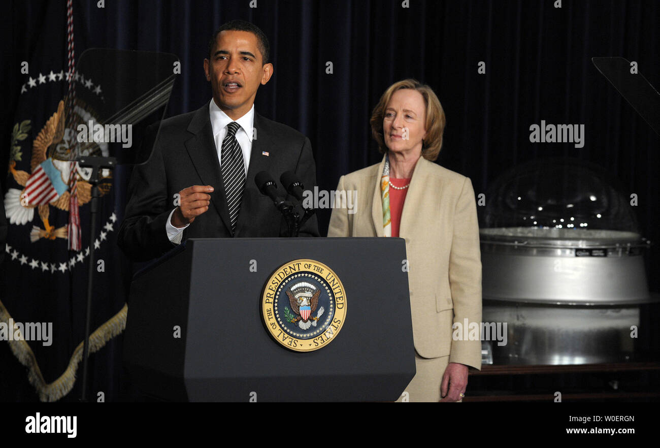 U.S. President Barack Obama delivers remarks about investments in clean ...