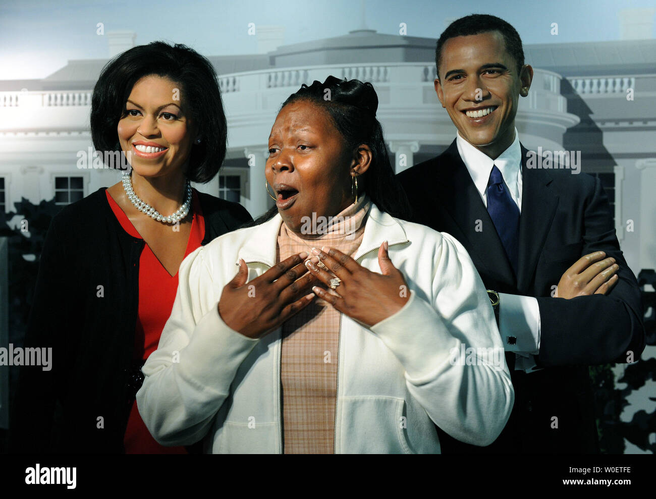 Michelle obama wax figure hi-res stock photography and images - Alamy