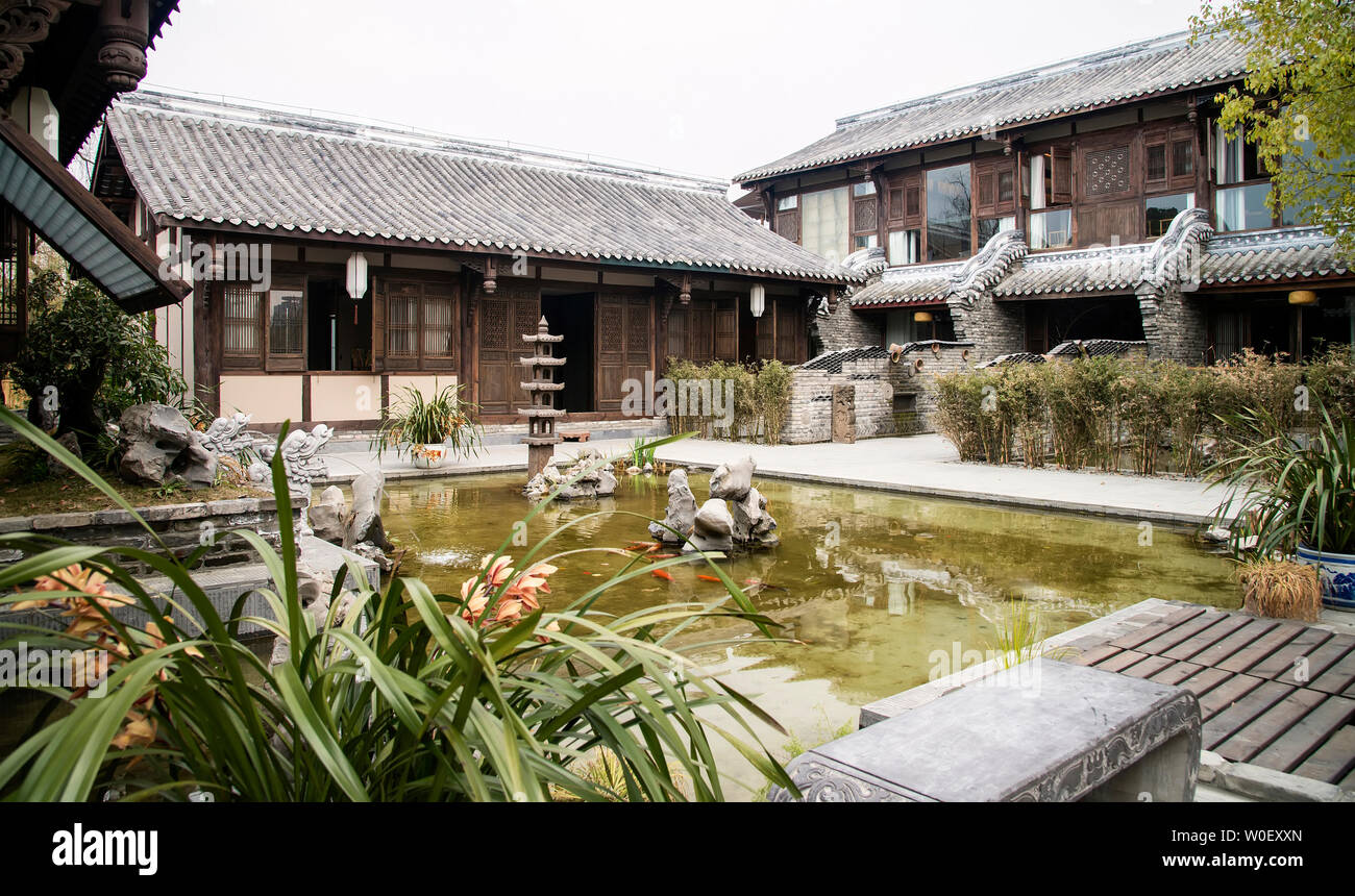 Ancient garden architecture Stock Photo - Alamy