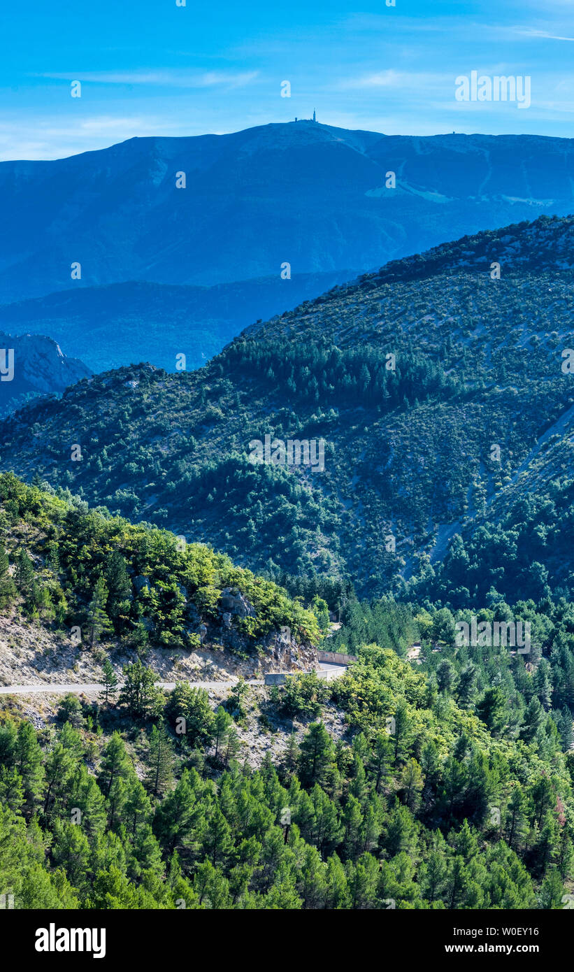 France, Drôme, The Provençal Baronnies Regional Natural Park, landscape ...
