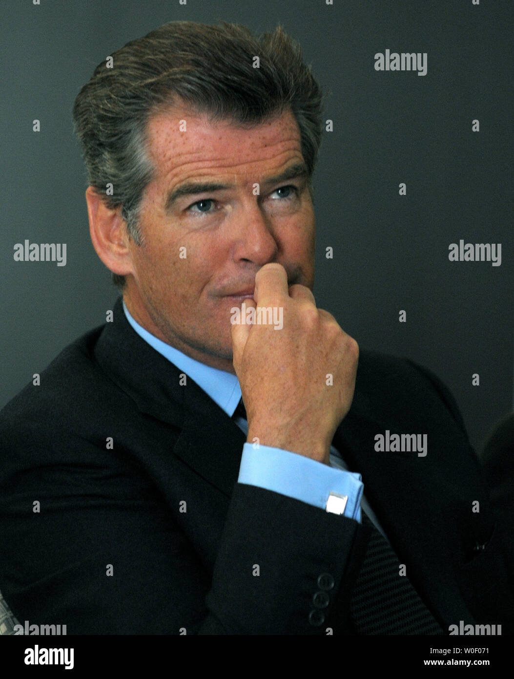 Actor Pierce Brosnan participates in an Environmental Protection Agency ...