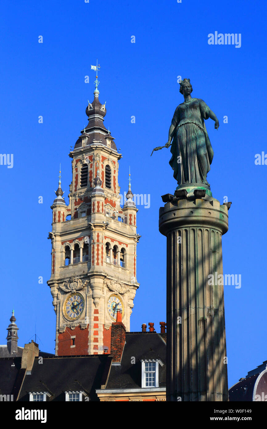 Europe, France, Hauts de France, Lille. historic center Stock Photo - Alamy