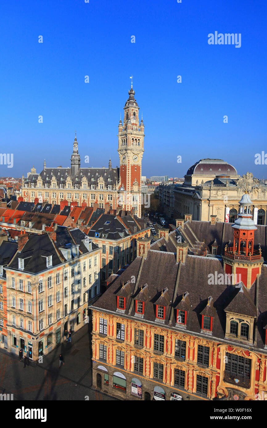 Europe, France, Hauts de France, Lille. historic center Stock Photo - Alamy