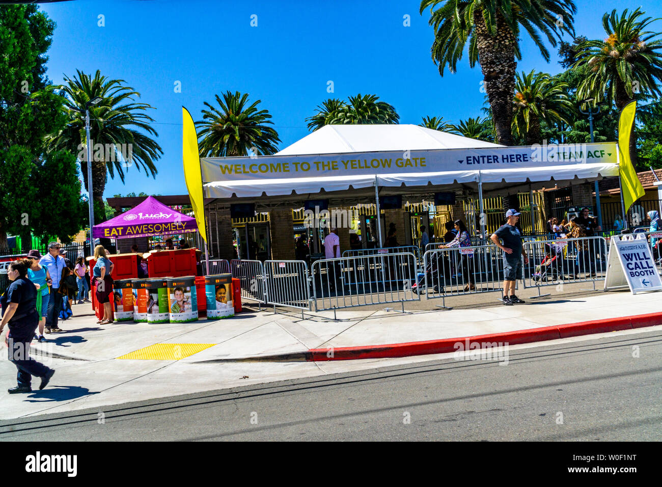 One of the entrances at the Alameda County Fair in Pleasanton ...