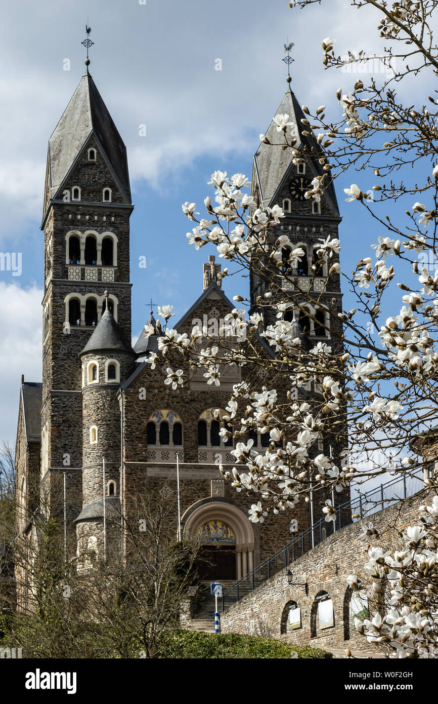 Church in Clervaux, Luxembourg Stock Photo - Alamy