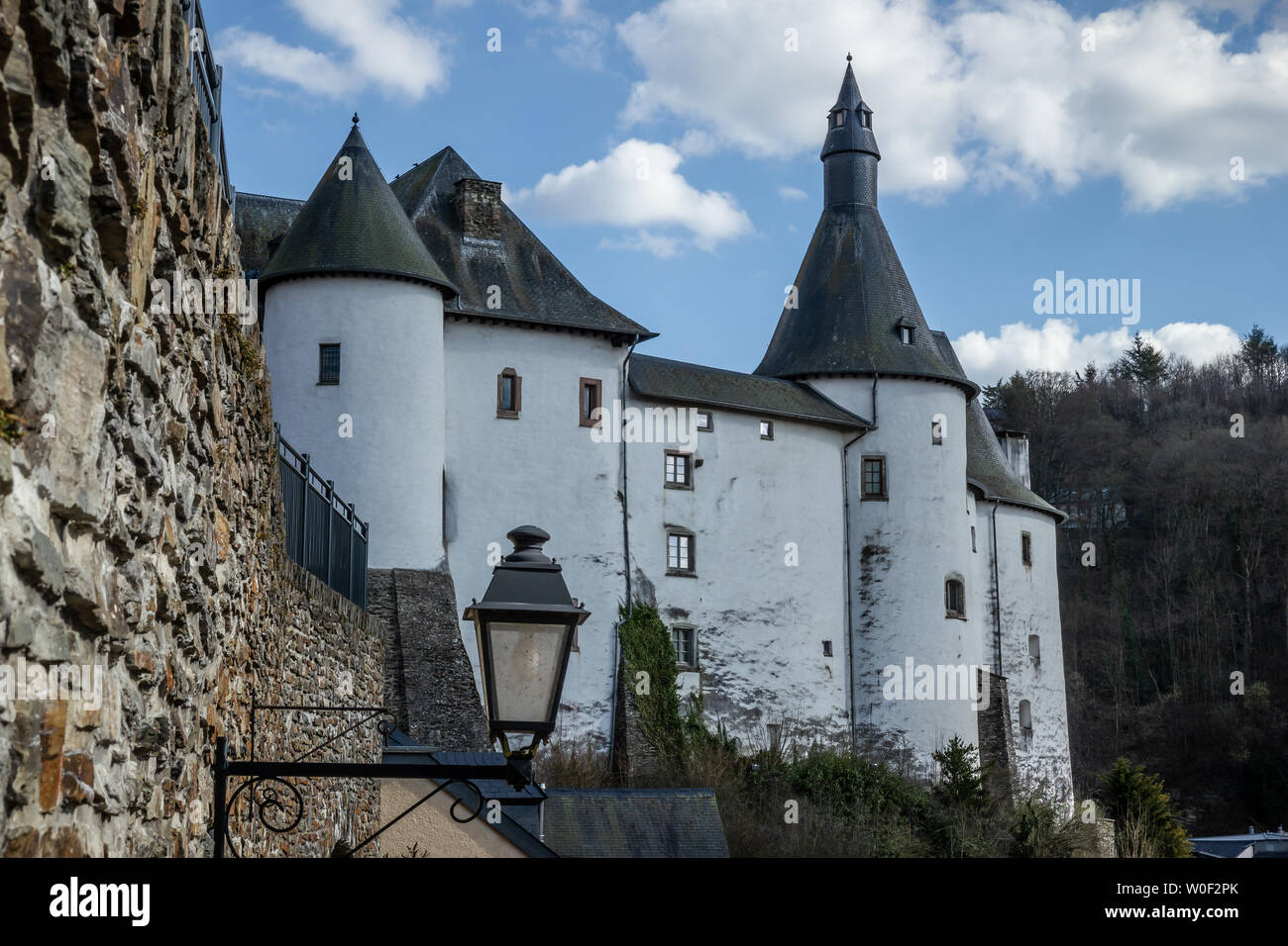 Medieval castle in Clervaux, Luxembourg Stock Photo - Alamy