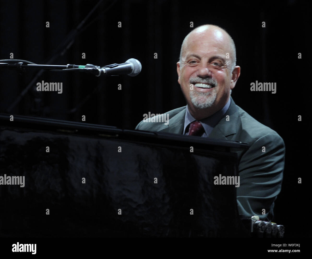 Billy Joel performs with Elton John at Nationals Park in Washington on ...