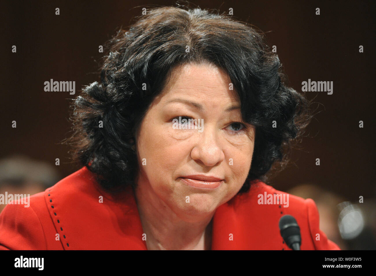 Supreme Court nominee Sonia Sotomayor appears before the Senate ...