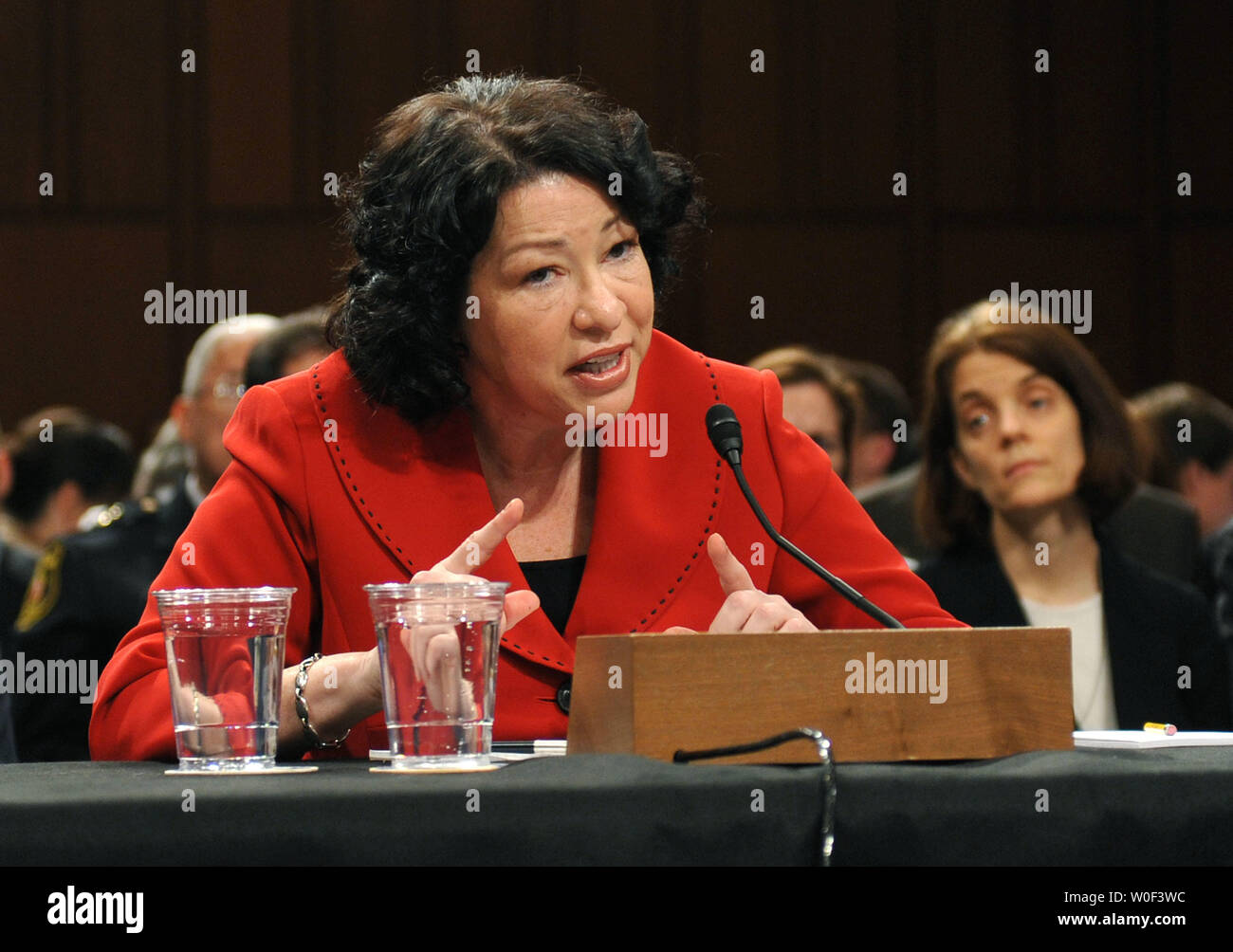Supreme Court nominee Sonia Sotomayor appears before the Senate ...