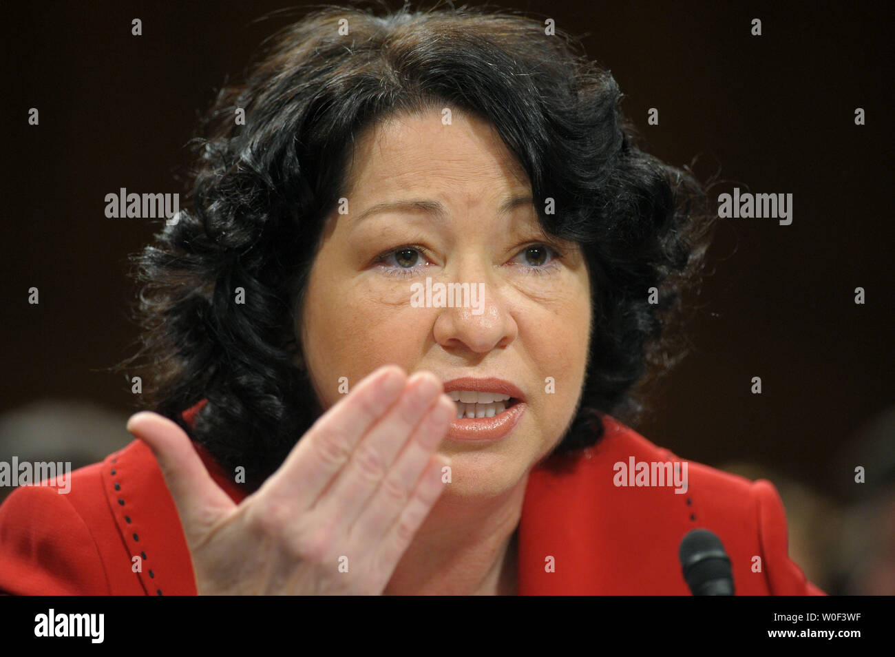 Supreme Court nominee Sonia Sotomayor appears before the Senate ...
