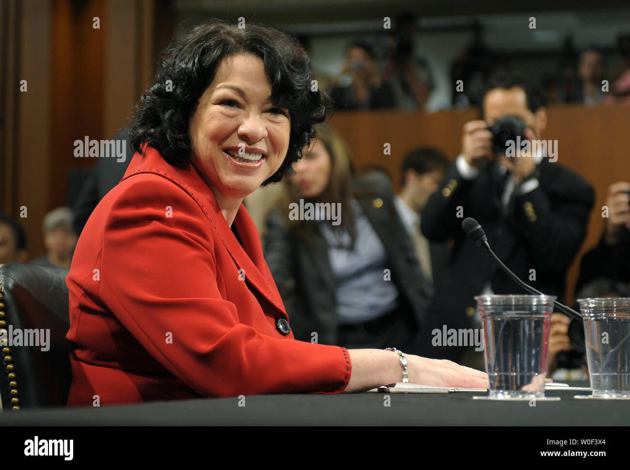 Supreme Court nominee Sonia Sotomayor appears before the Senate ...