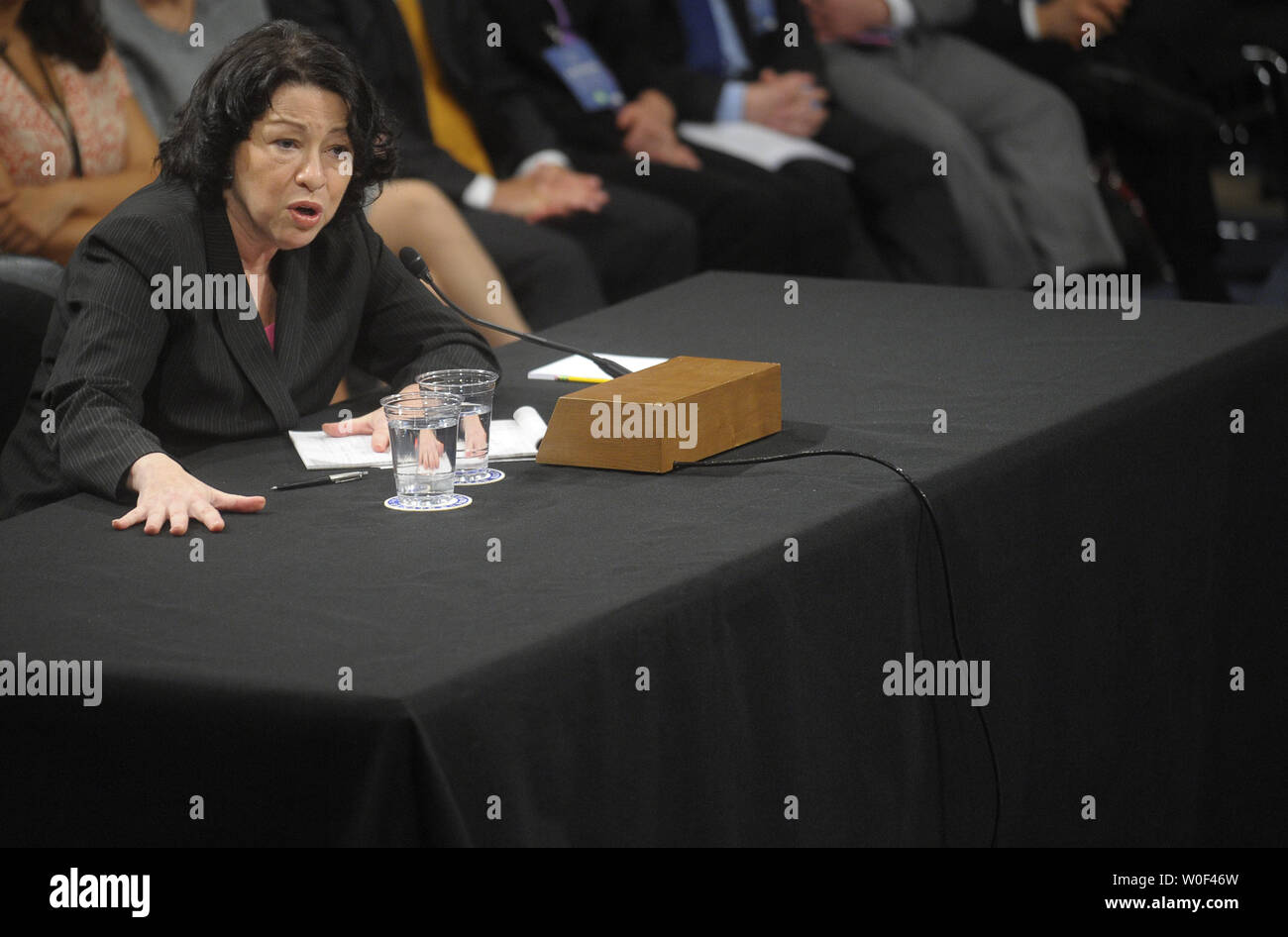 Supreme Court nominee Sonia Sotomayor appears before the Senate ...