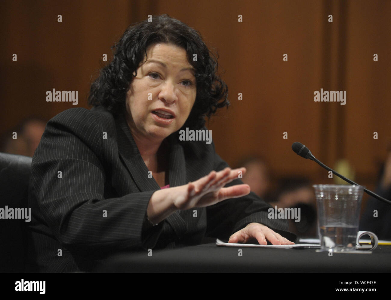 Supreme Court nominee Sonia Sotomayor appears before the Senate ...