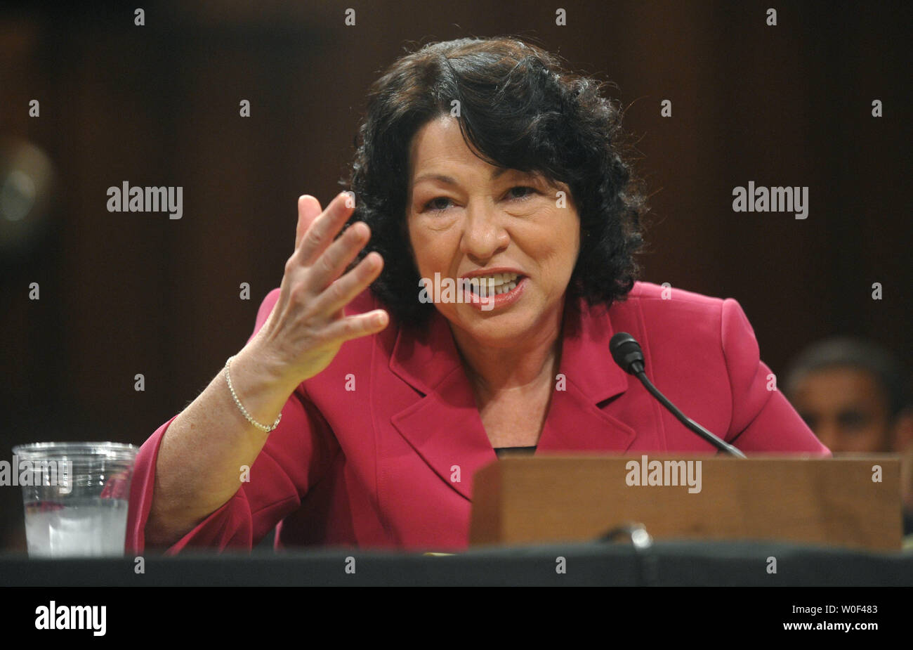 Supreme Court nominee Sonia Sotomayor appears before the Senate ...